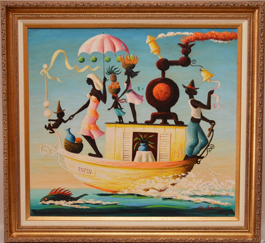 Orville Bulman | Boat Scene | MutualArt