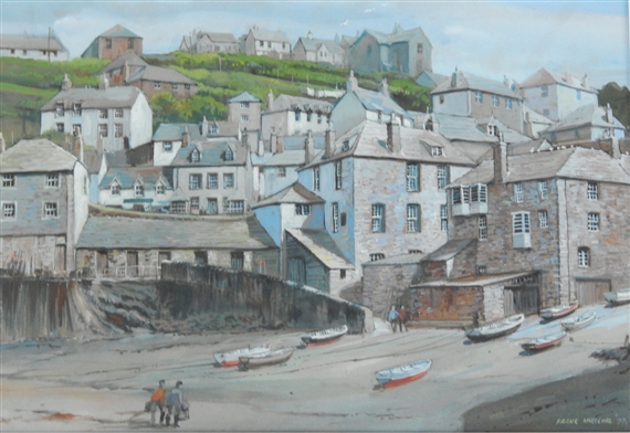 Frank McNichol | Fishing Village (1977) | MutualArt
