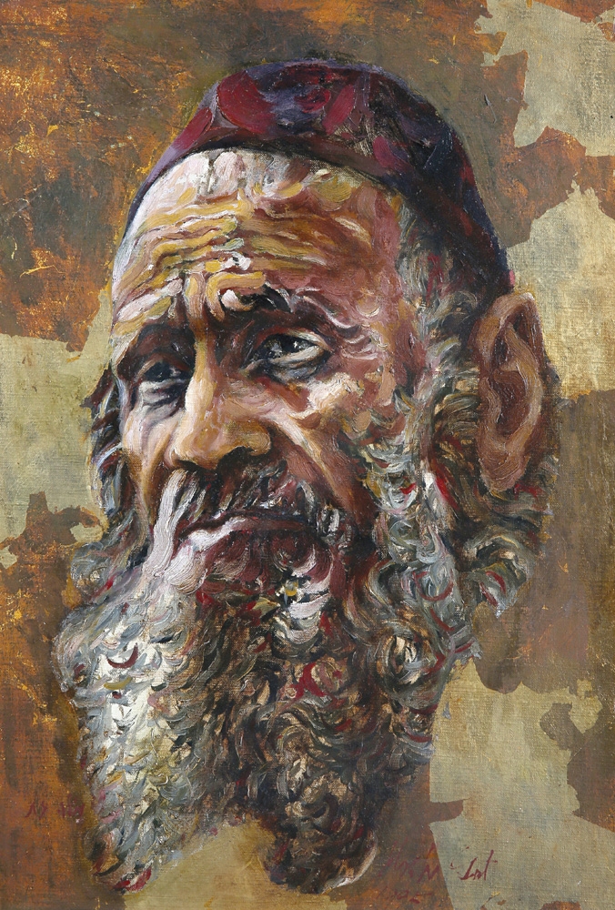 Moshe Gat | Bearded Figure (1995) | MutualArt