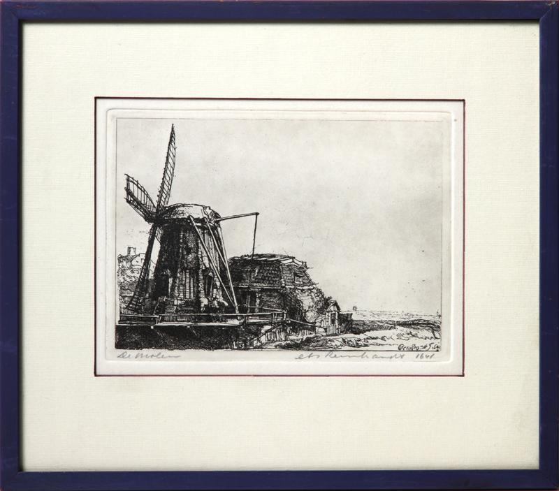 Rembrandt van Rijn | The Windmill (1641) | MutualArt