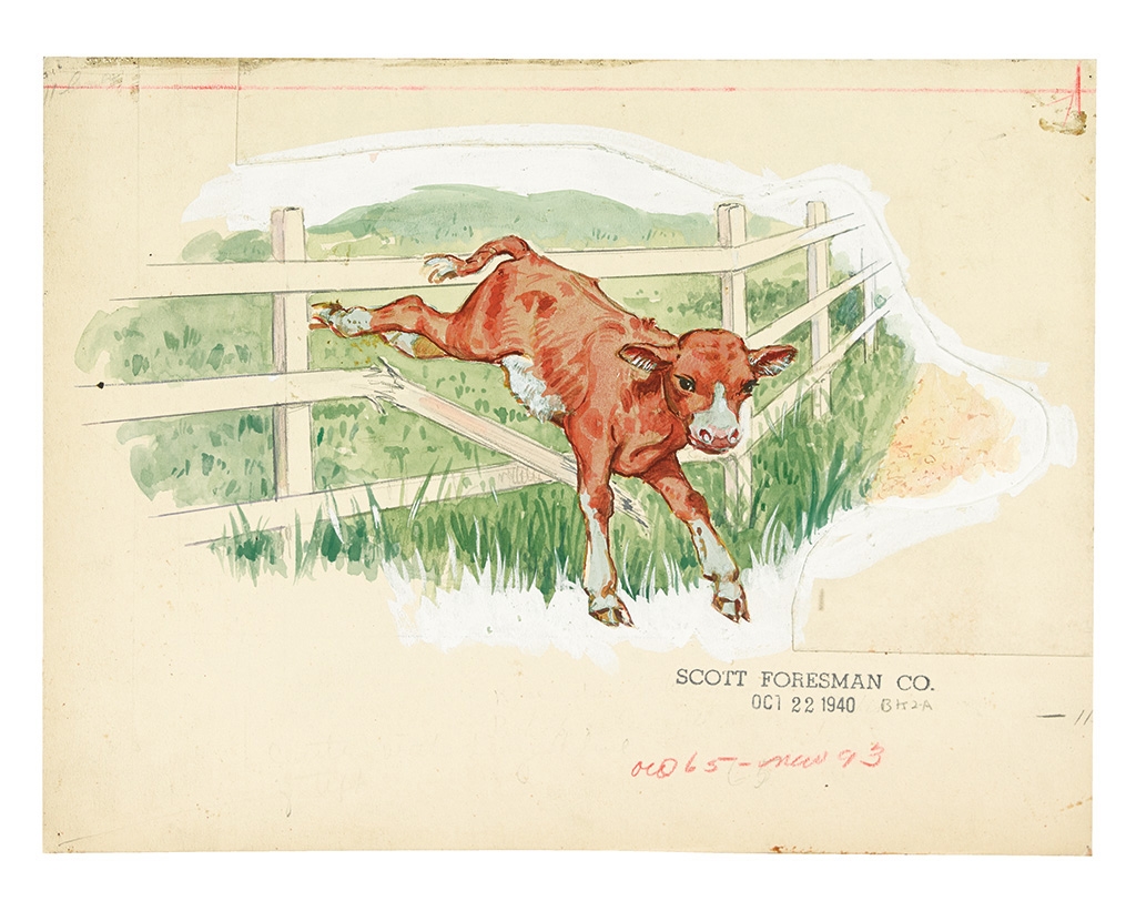 Keith Ward | Two Works: Billy Calf Runs Away | MutualArt