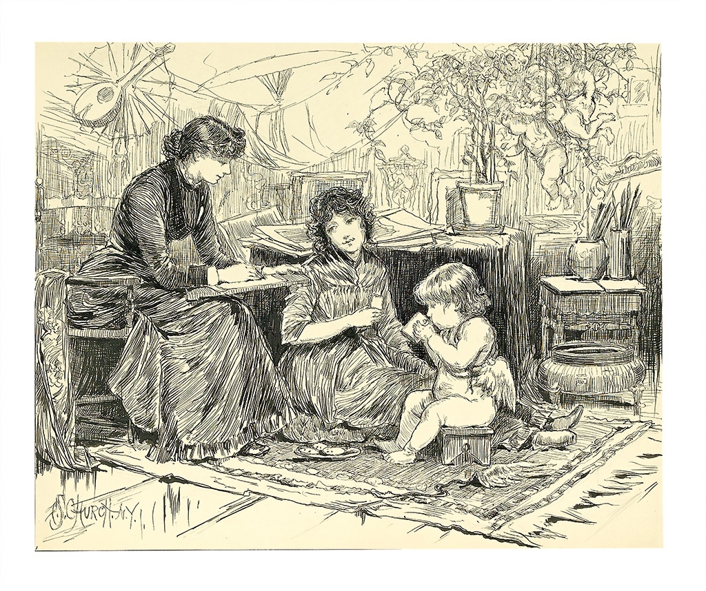 Frederick Stuart Church | Keeping Cupid happy | MutualArt
