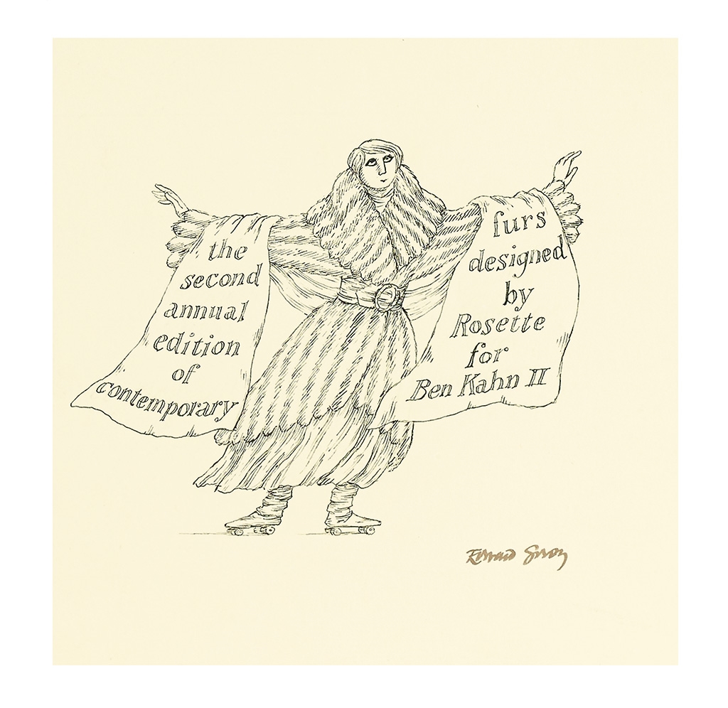 Edward Gorey | Donna Anna. Costumed character illustration for the ...