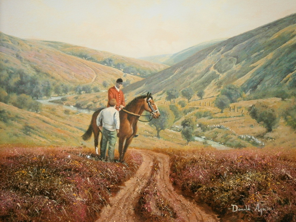 Donald Ayres | Huntsman - Wier Water looking up Combe | MutualArt