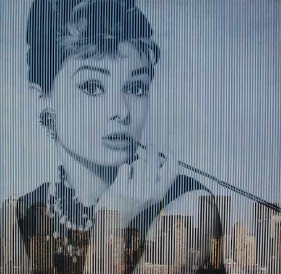 Malipiero | Parabola Collage, Audrey Hepburn, New York (2007) | MutualArt