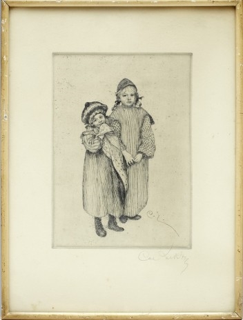 Carl Larsson | Carpenter Hellberg's kids | MutualArt