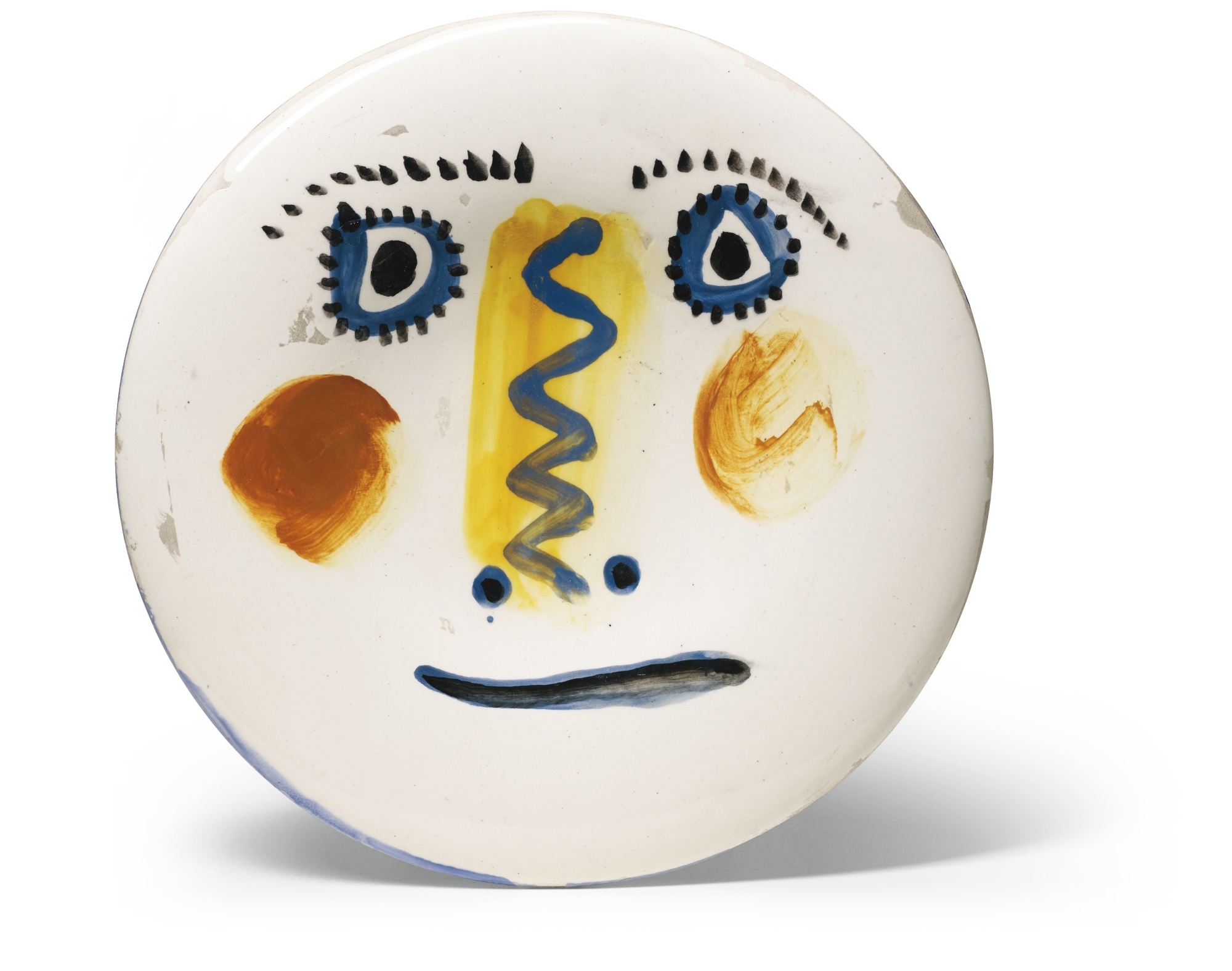 Pablo Picasso | VISAGE D'HOMME DE TROIS QUARTS (1902) | MutualArt