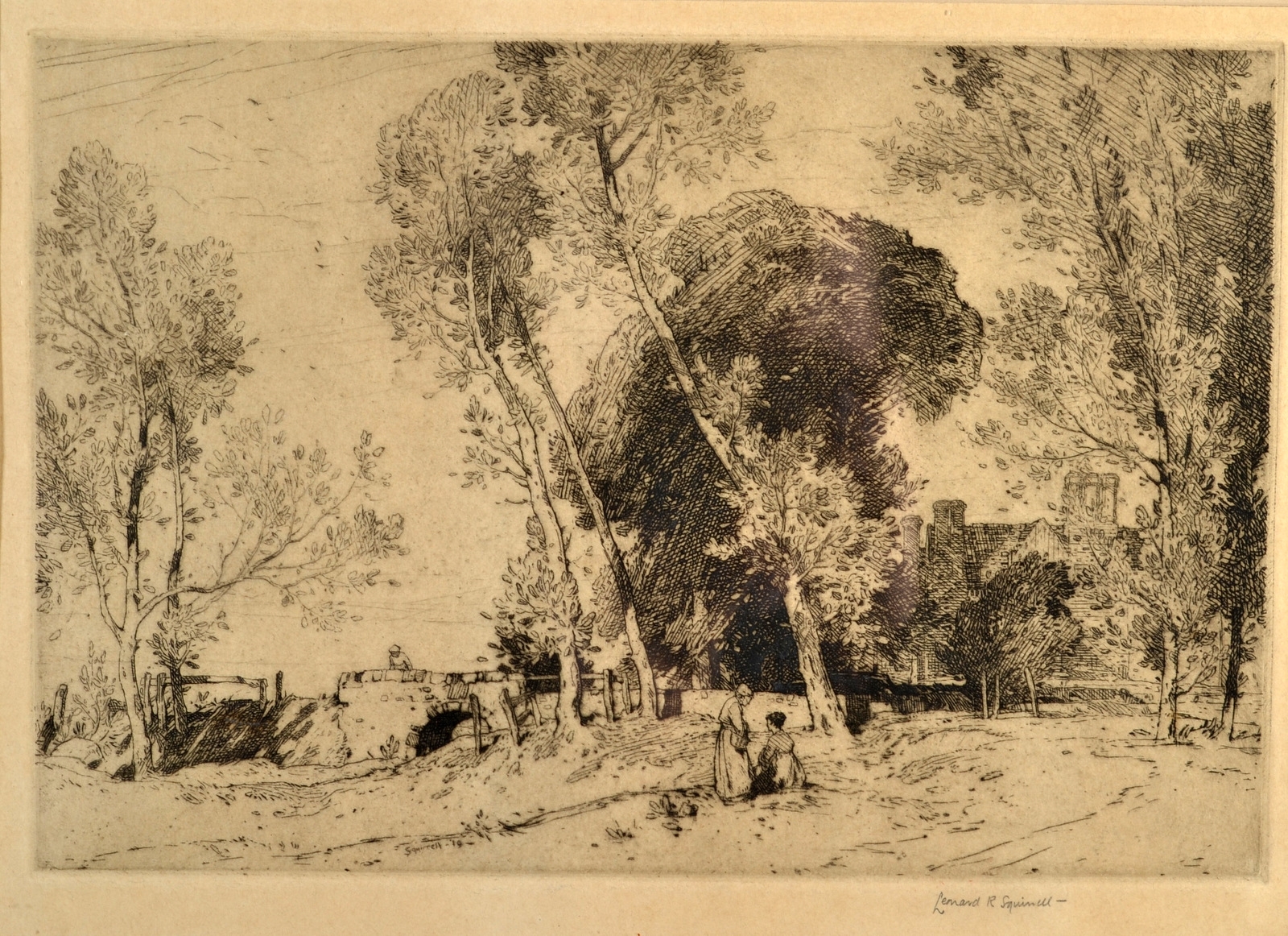 Leonard Russell Squirrell | A country scene | MutualArt
