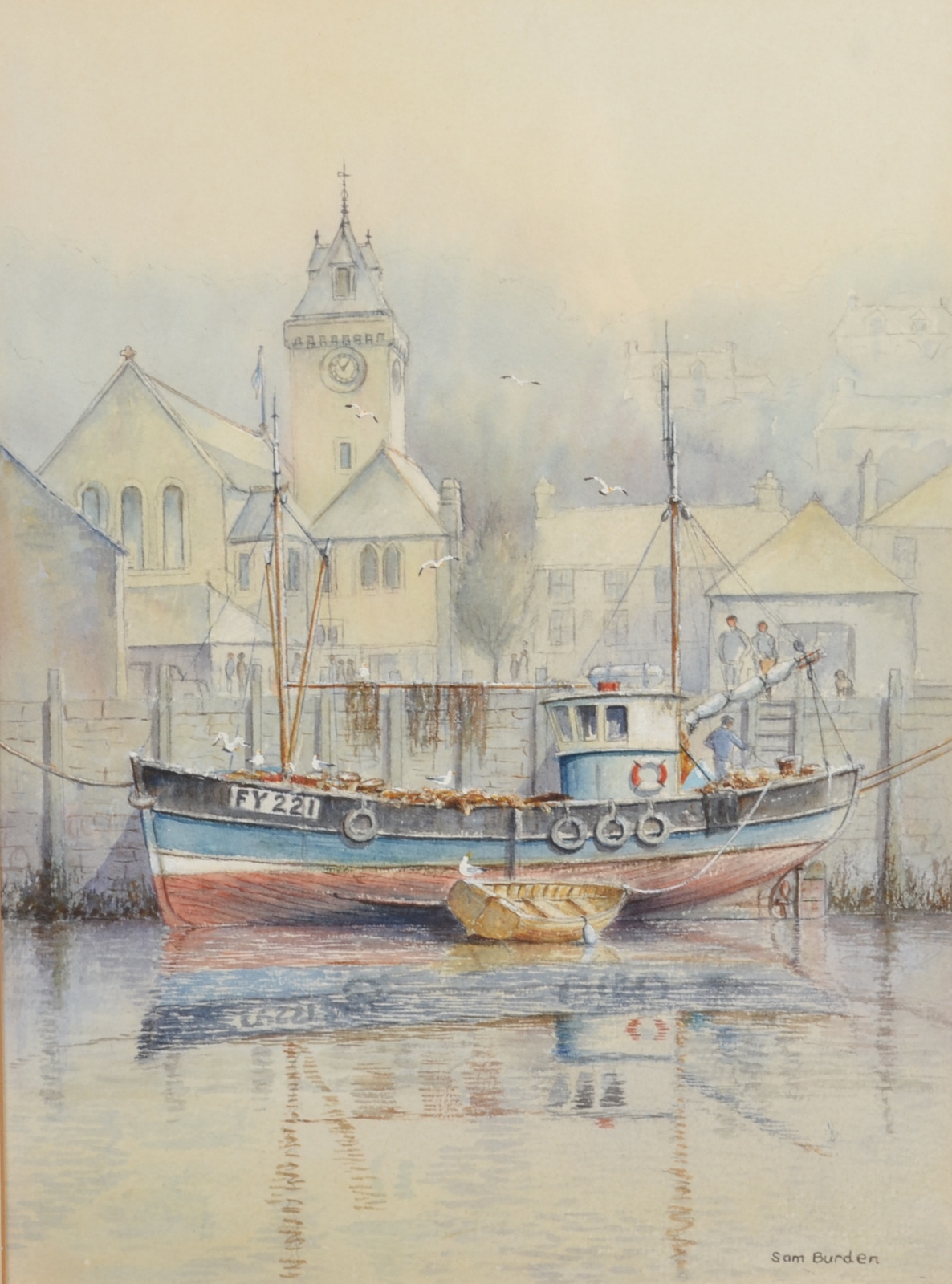 Sam Burden | Fowey Fishing Boat | MutualArt