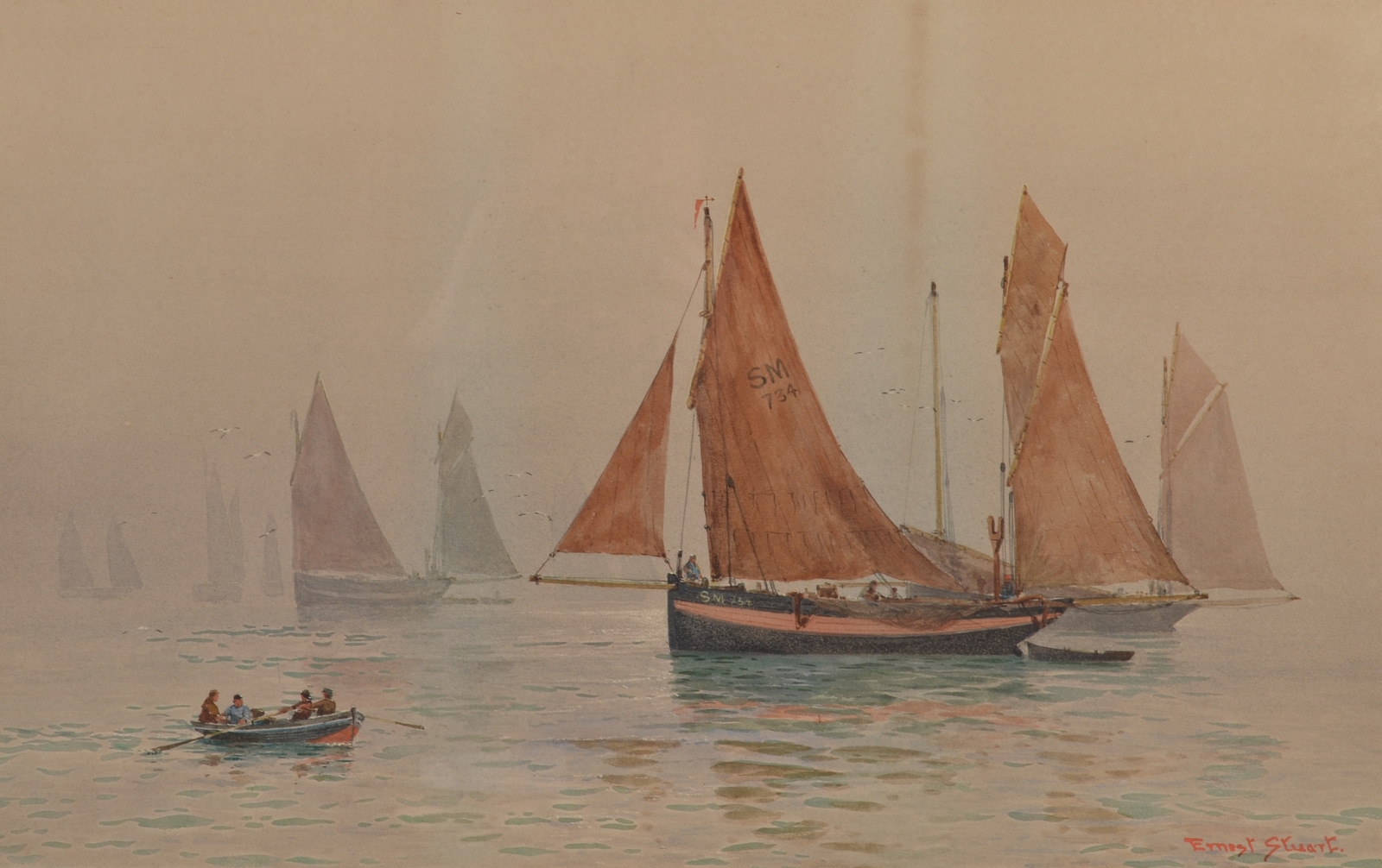 Ernest Stuart | St Malo Fishing Boats | MutualArt