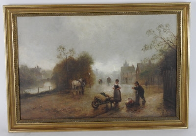 James Walter Gozzard | Conversation on a Misty Morning | MutualArt