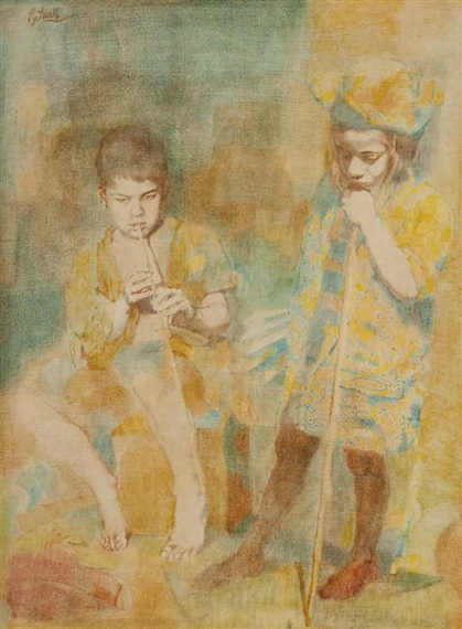 Conger Metcalf | Two Children | MutualArt