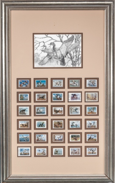 David Maass | Three Pencil Drawings: Goose; Canvasback; Pheasant (1995 ...