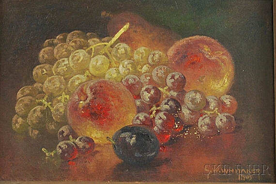 George William Whitaker | Still Life with Fruit (1905) | MutualArt