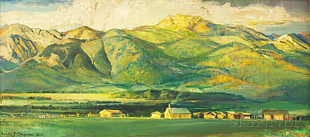 Charles S. Chapman | Ranch Near the Foothills | MutualArt
