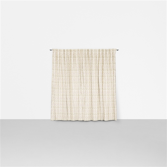 Alexander Girard | Custom drapery from the Miller House (1953) | MutualArt