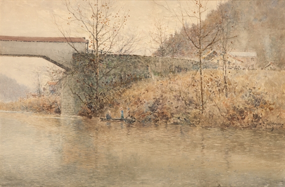 Paul Sawyier | Camp Nelson Bridge, Frankfort, KY | MutualArt