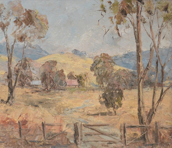 J. Colin Angus | BENALLA DISTRICT IN SUMMER | MutualArt