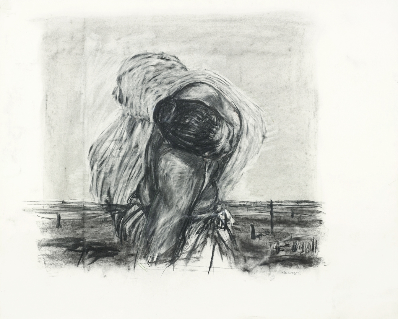 William Kentridge | Felix in exile (drawing for the film Felix in exile ...
