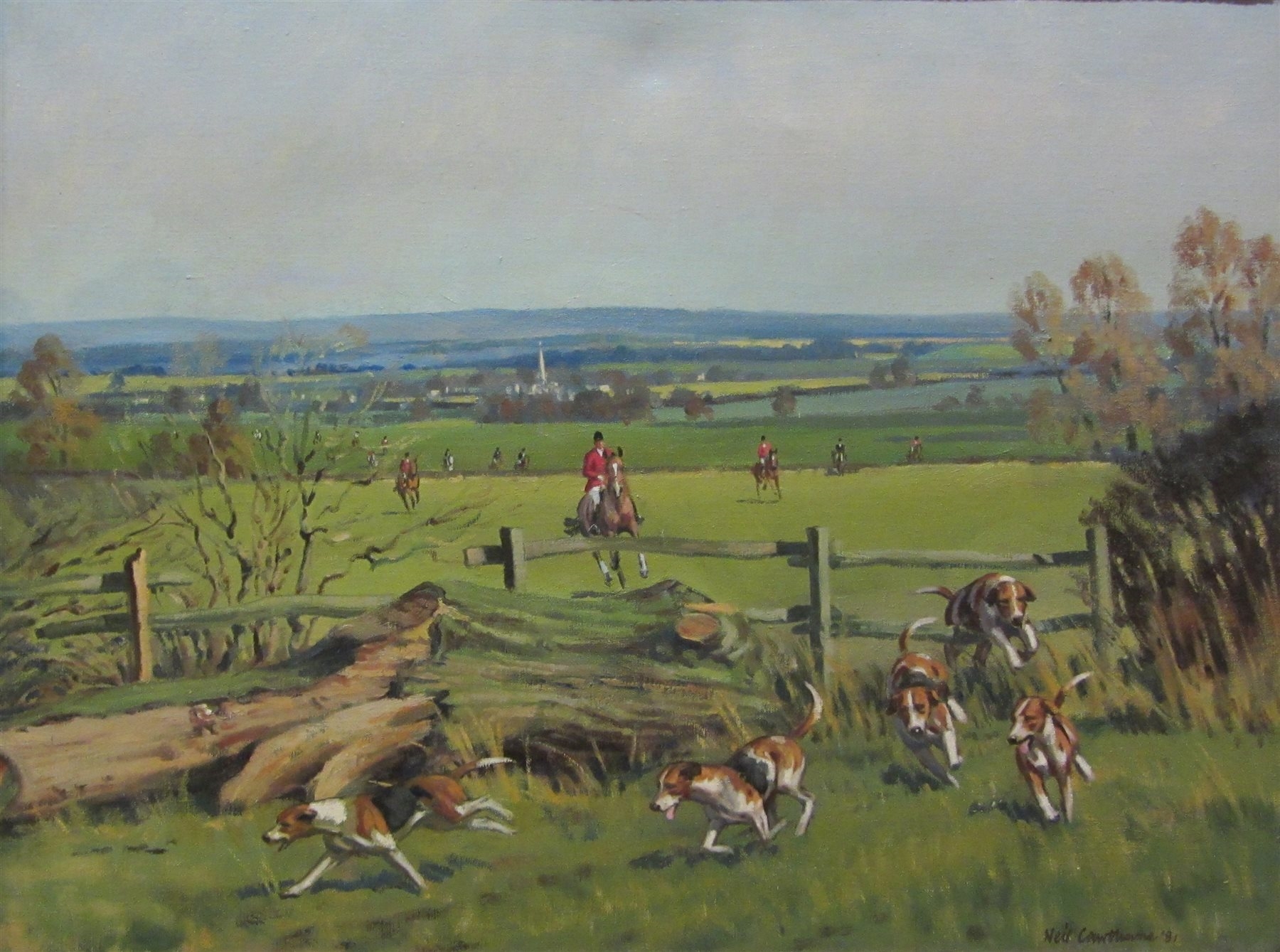 Neil Cawthorne | The Quorn Hunt - Full Cry (1981) | MutualArt