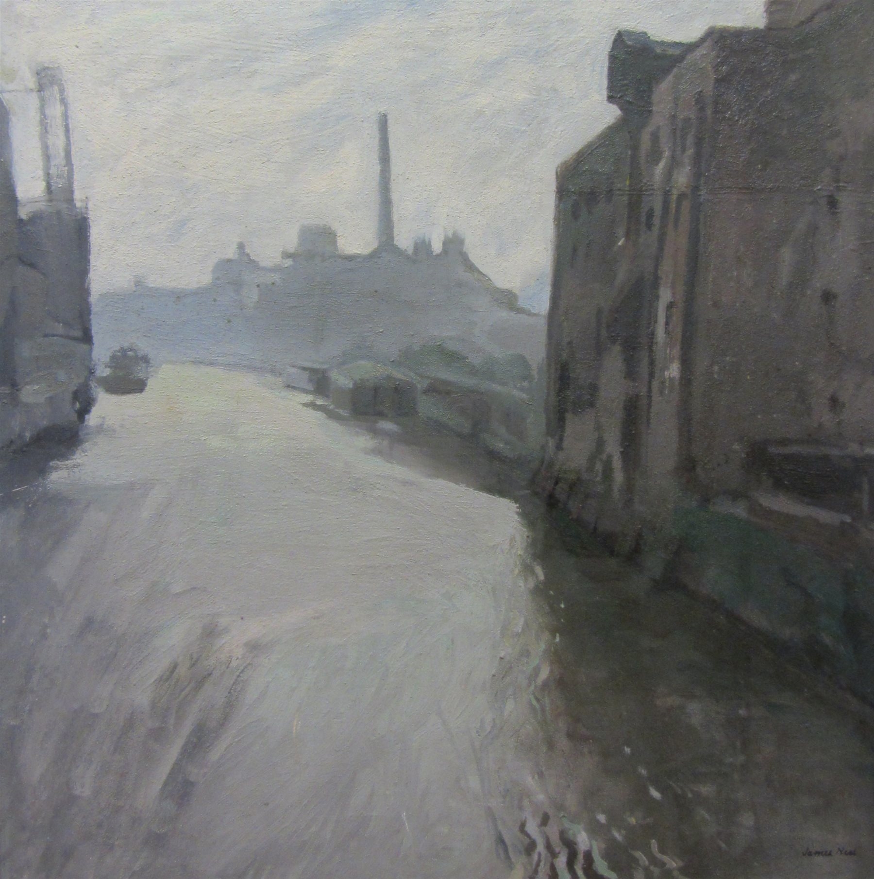 James Neal | London street scene (1957) | MutualArt