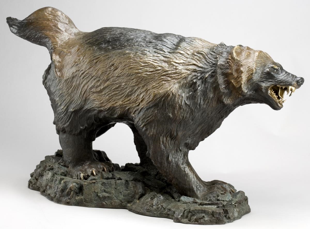 Roman Peter | BRONZE WOLVERINE SCULPTURE | MutualArt