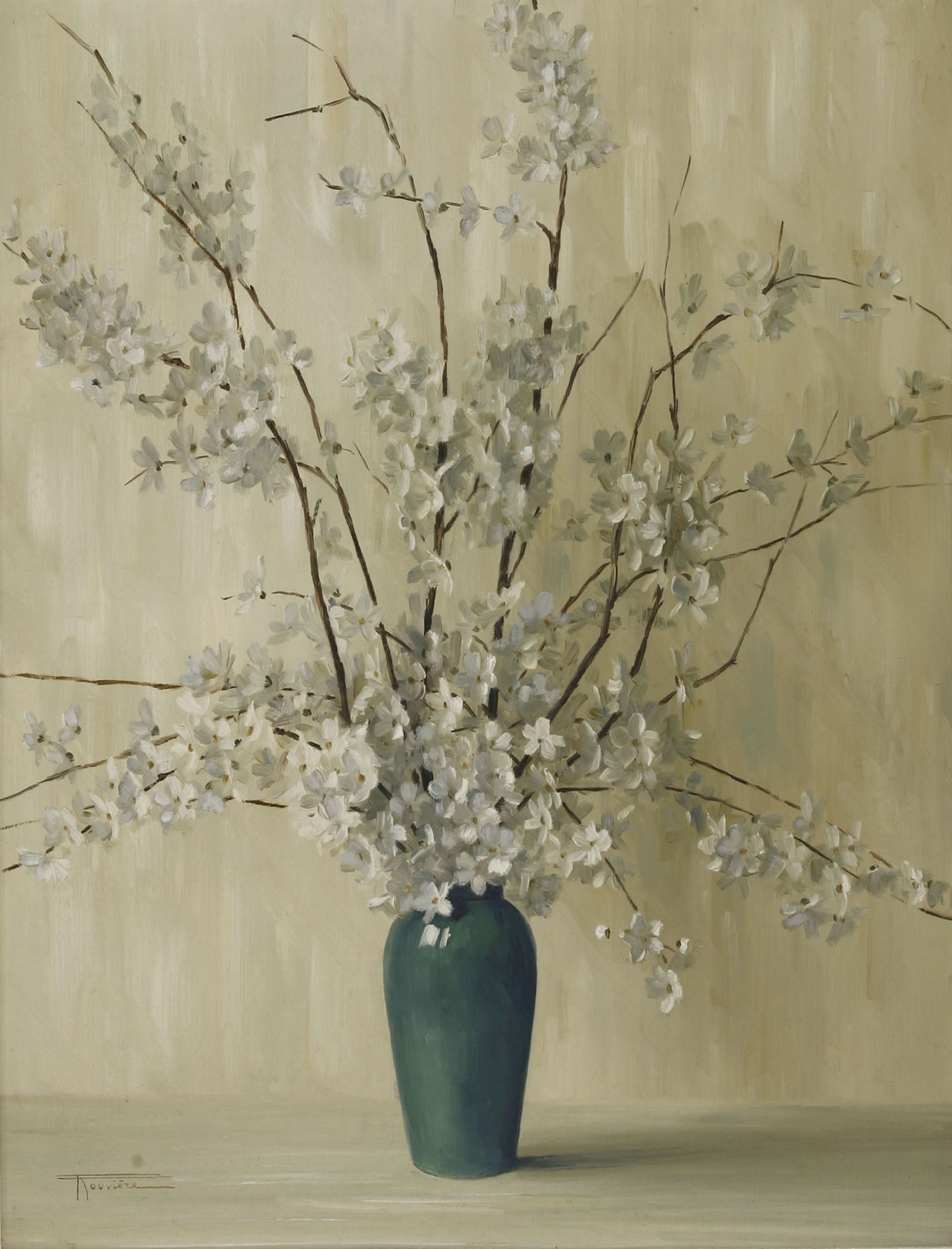 Elizabeth Rouviere | FLEURS DE POMMIERS | MutualArt