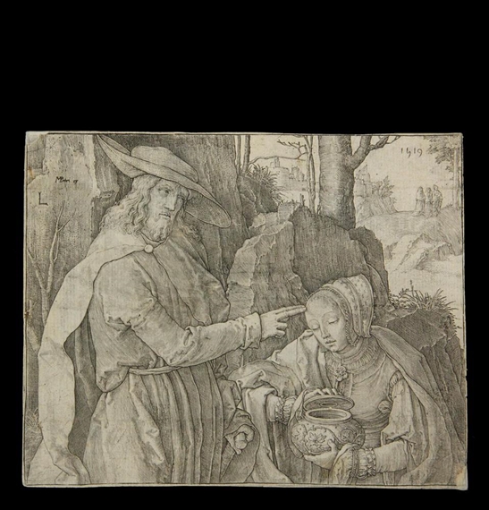 Van Leyden Lucas | Noli me Tangere or Christ Appearing to St. Mary ...