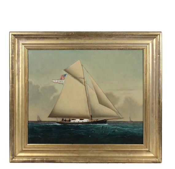 William Gay Yorke | Gaff Rigged Sloop Julia G. (19th Century) | MutualArt