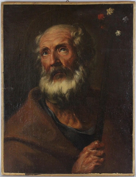 Italian School, 17th Century | SAINT JOSEPH WITH FLOWERING STAFF ...