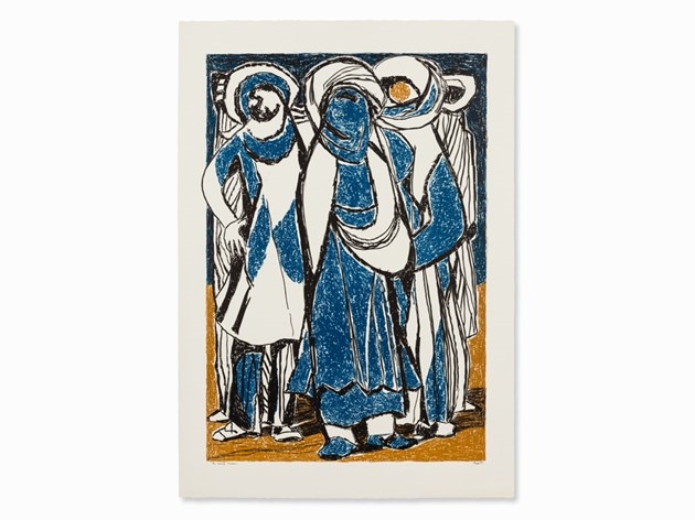 Luigi Coppa | Veiled Africans (1993) | MutualArt