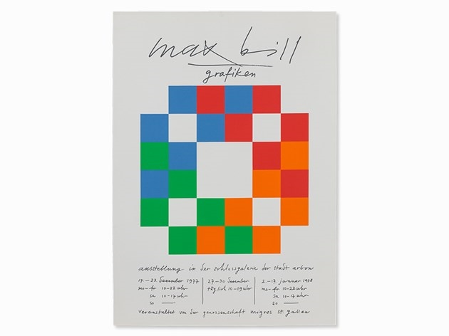 Max Bill | Exhibition Poster Migros (1977) | MutualArt