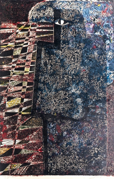 August Lanin | Eye and Structures (1965) | MutualArt