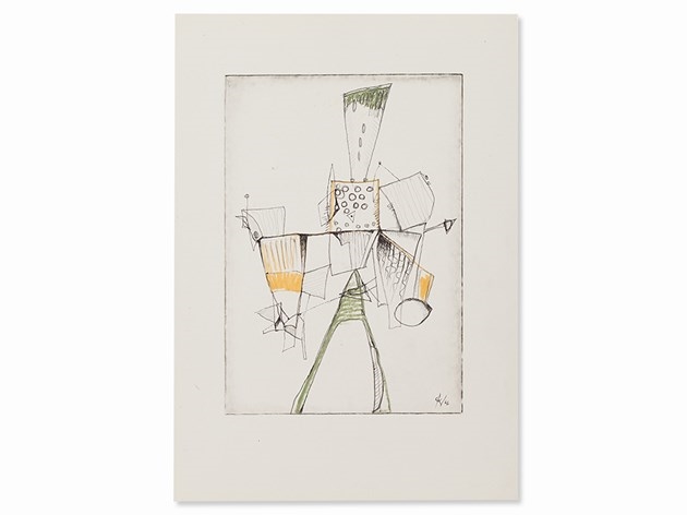 Rolf Cavael | Linear Composition (1966) | MutualArt