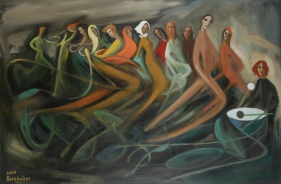 Jean Burkhalter | On a Rhythm of Bach (1965) | MutualArt