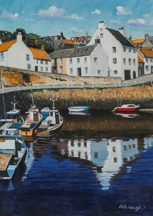 Frank Colclough | REFLECTIONS - CRAIL HARBOUR | MutualArt