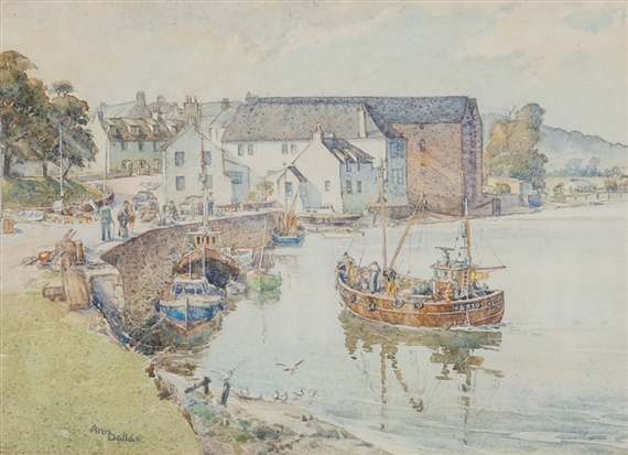Ann Dallas | KIRKCUDBRIGHT HARBOUR (1972) | MutualArt