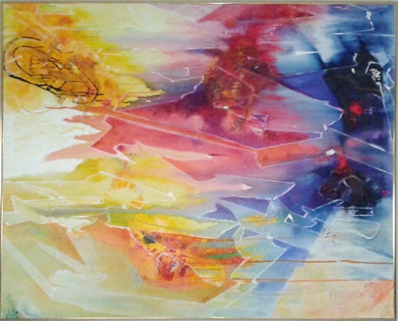 Ferguson Lamont | Untitled - Primary Abstract (1992) | MutualArt