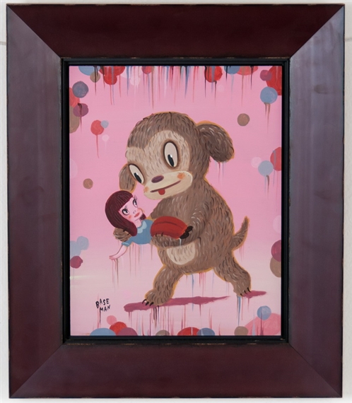 Gary Baseman | DOG CARRYING GIRL | MutualArt