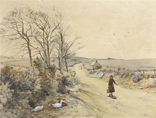 Joseph Poole Addey | THE COUNTRY PATH (1891) | MutualArt