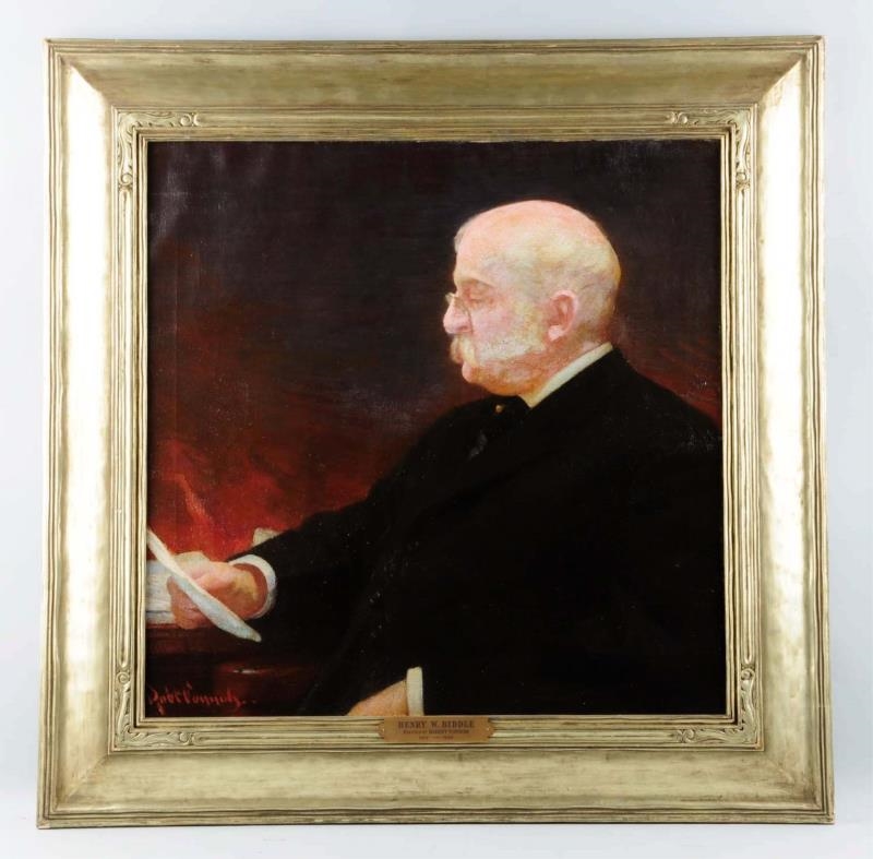 Robert Vonnoh | Portrait Of Henry W. Biddle | MutualArt