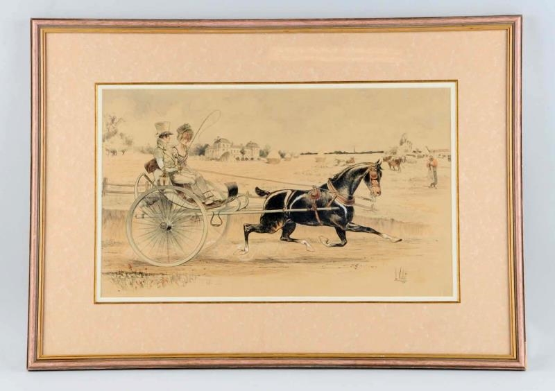 Louis Vallet | CoachIng scene. (1895) | MutualArt