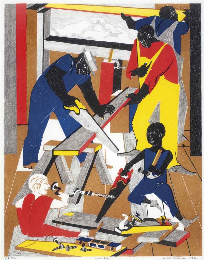 Jacob Lawrence | Workshop (1972) | MutualArt