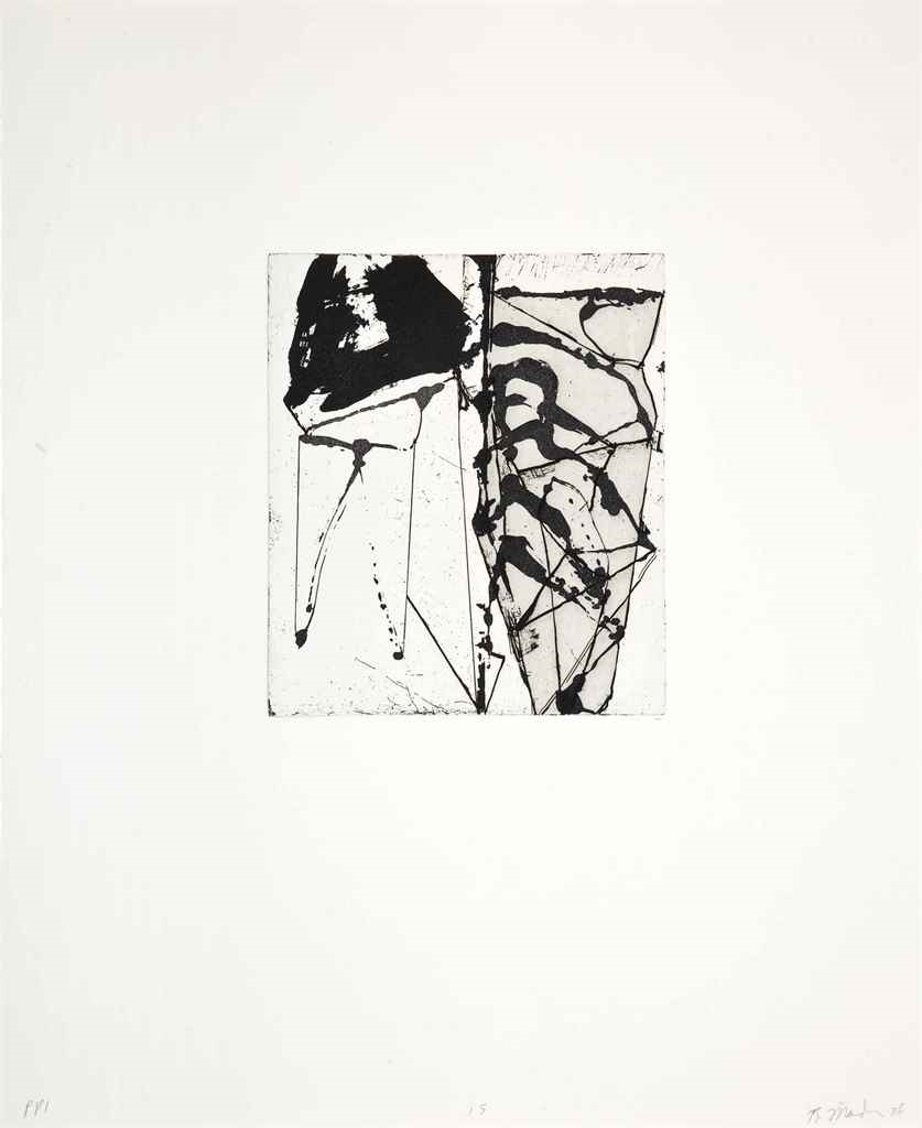 Brice Marden | Etchings to Rexroth portfolio (1986) | MutualArt
