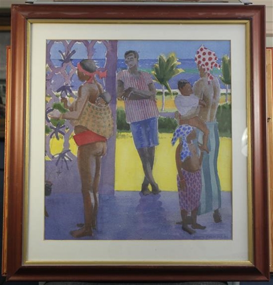 Gregory Alexander | Beach side figures (1983) | MutualArt