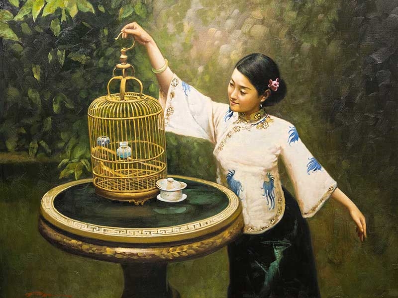 Stephen Pan | Oriental Girl | MutualArt