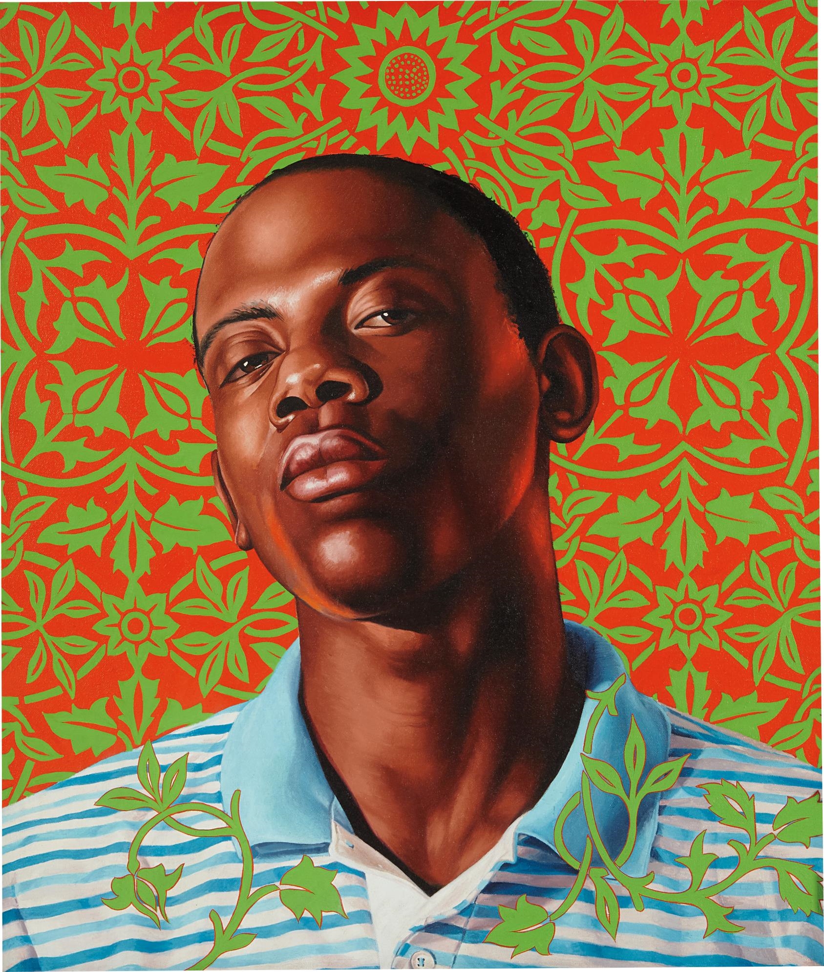 Kehinde Wiley | Mugshot Profile, NYPD (2006) | MutualArt