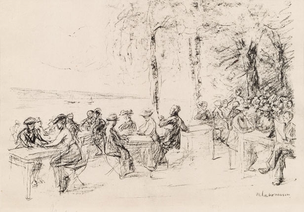Max Liebermann | Albert Einstein (1925) | MutualArt