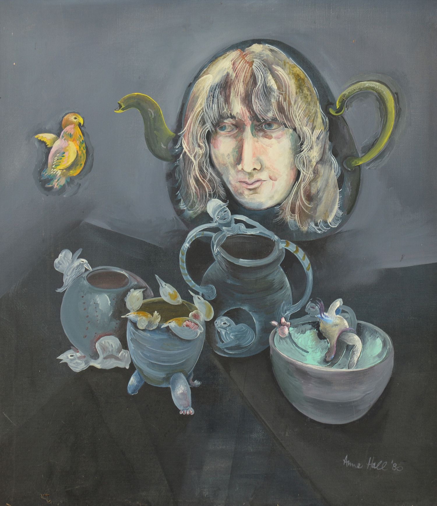 Anne Hall | Self Portrait as Teapot (1980) | MutualArt