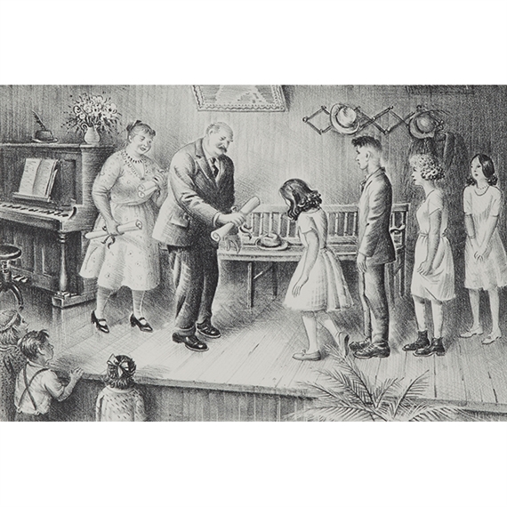 Blendon Reed Campbell | Graduation (1938) | MutualArt